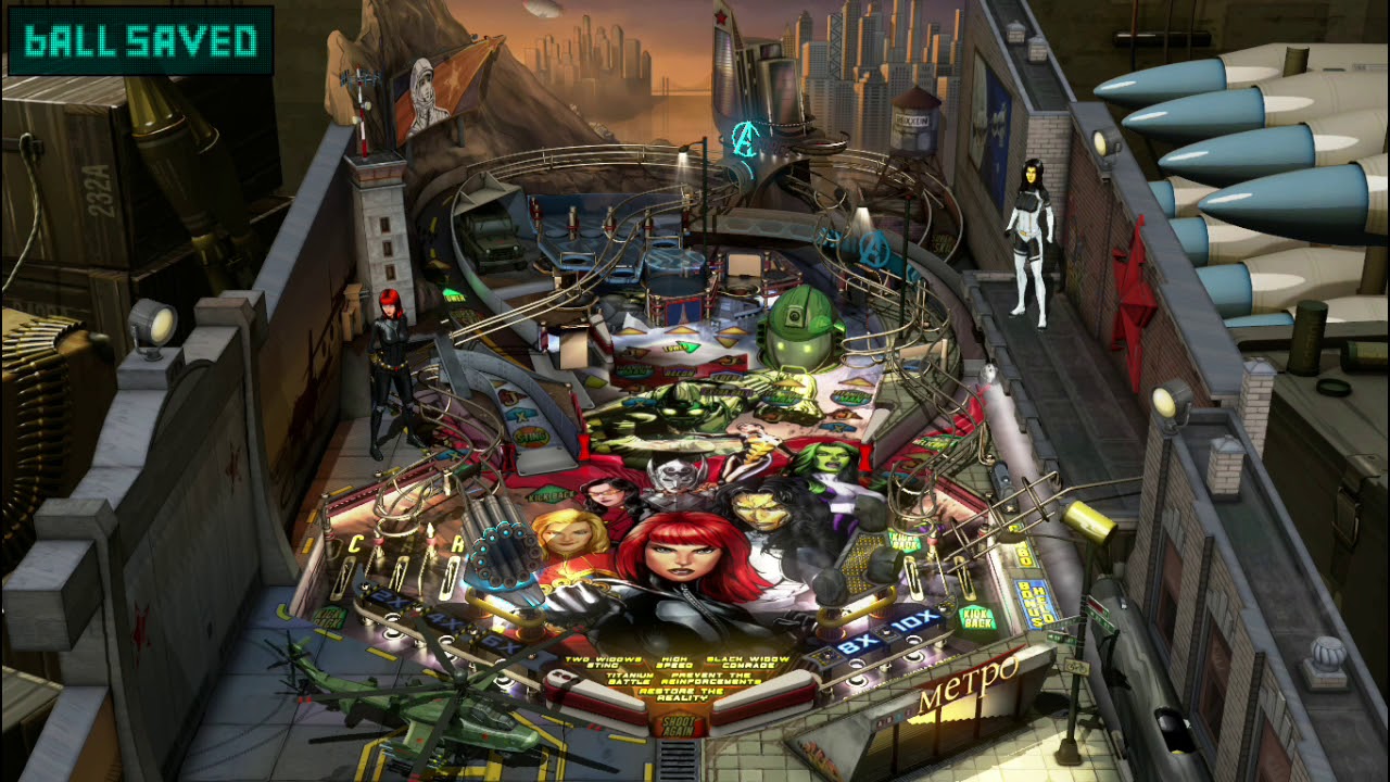 A-Force Marvel's Women Of Power Pinball - Pinball FX3 - YouTube