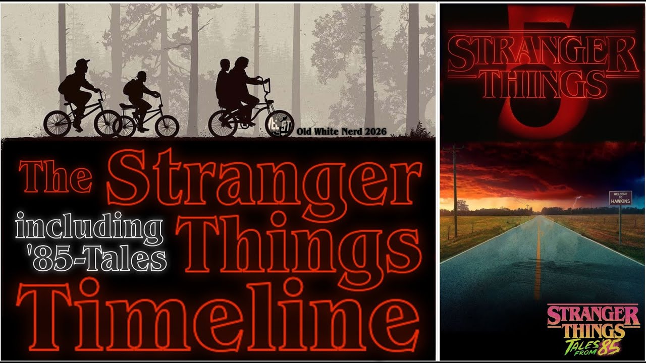 The STRANGER THINGS Timeline (including 5th Season & Tales from '85 ...