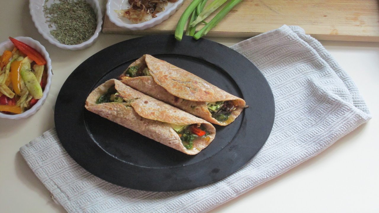 Pesto Paneer Wraps - YouTube