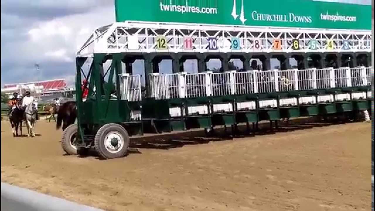 Churchill Downs Starting Gate 6-28-2014 Race 9 - YouTube