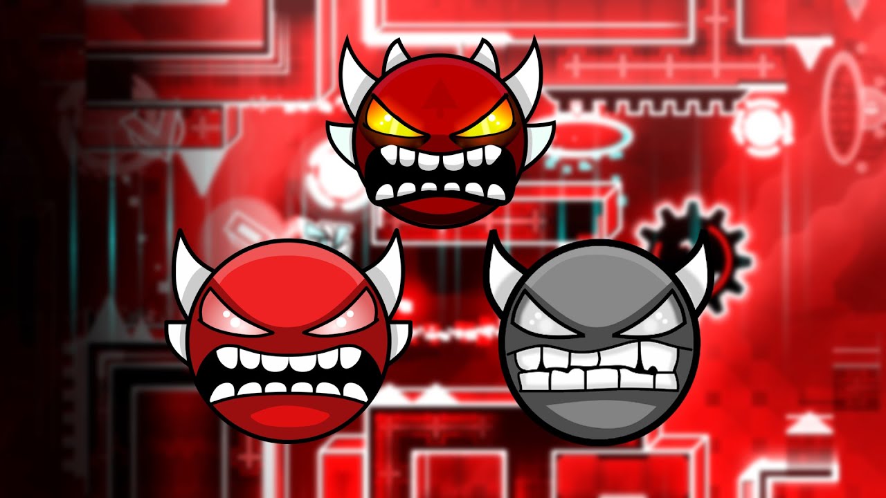 1 Hard Demon, 1 Insane Demon, 1 Extreme Demon - YouTube