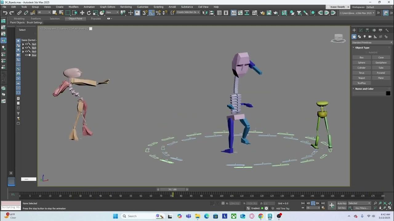 3D Biped College Project - YouTube