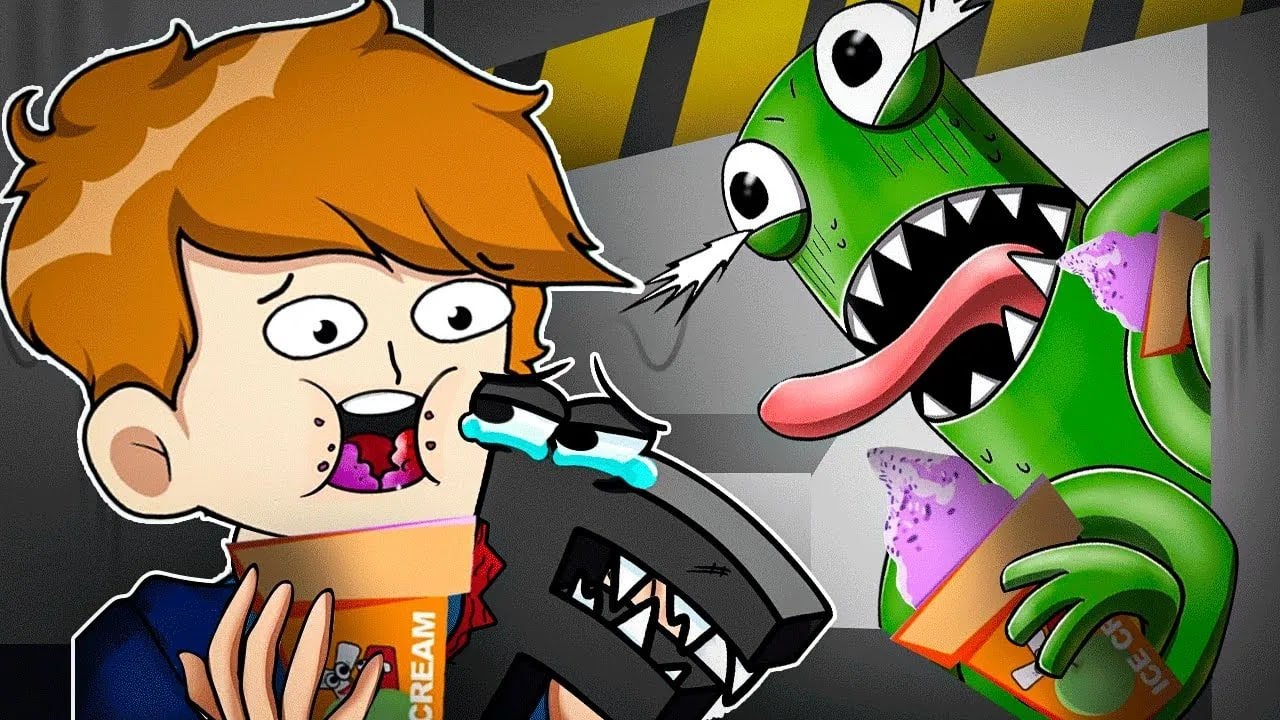 Delicious Alphabet L Lore Rainbow Friends Mukbang | Marky Toons - YouTube