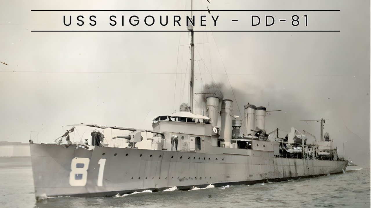 USS Sigourney - DD-81 (Destroyer) - YouTube