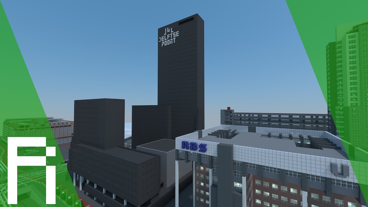Rotterdam in Minecraft - Hofplein - YouTube