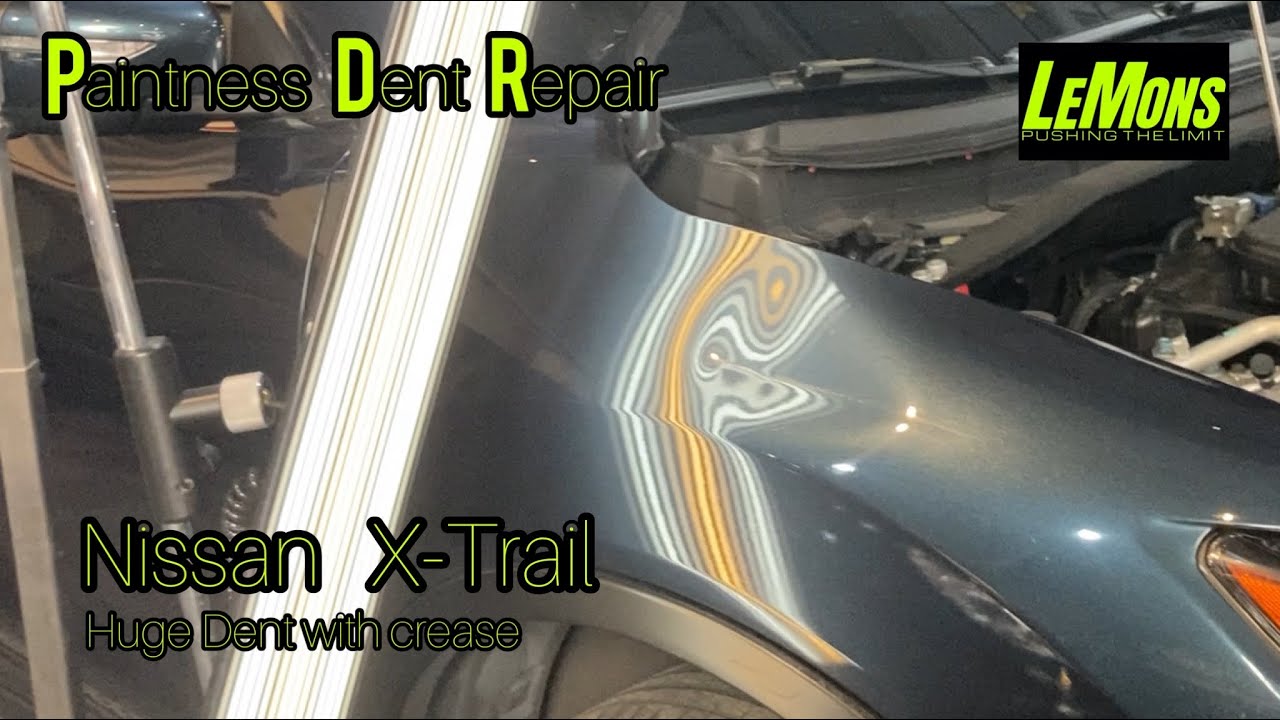 Nissan X-Trail Front Fender PDR - YouTube