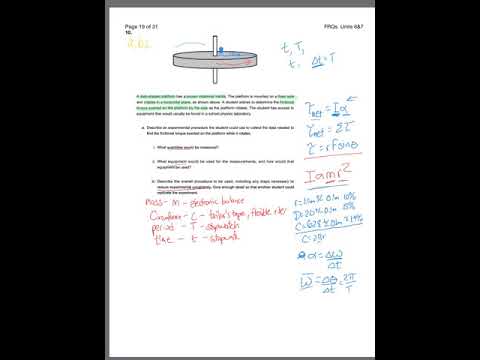 AP Physics 1 Units 6&7 FRQ 10a - YouTube