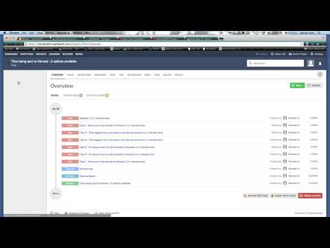 Harvest Integration with TEAMWORK Project Manager - YouTube