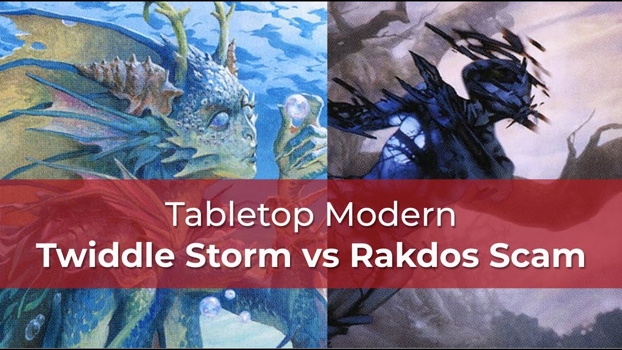 Twiddle Storm vs Rakdos Scam | MKM Modern | MTG - YouTube