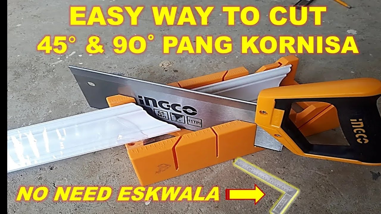 MADALING PAG CUT NG KORNISA, BASE BOARD AT FRAME NG MANO MANO | INGCO ...
