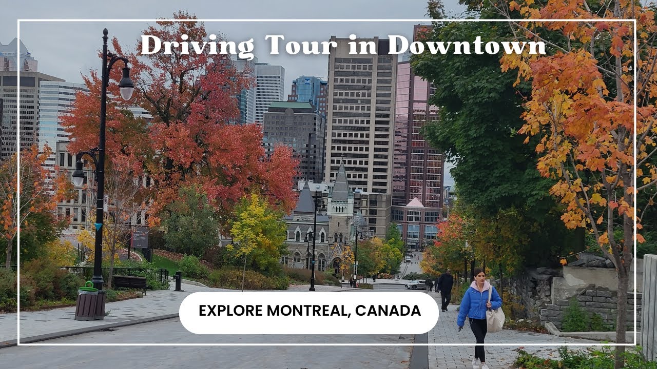 Fall Foliage Drive: Exploring Downtown Montreal! #montreal #canada # ...