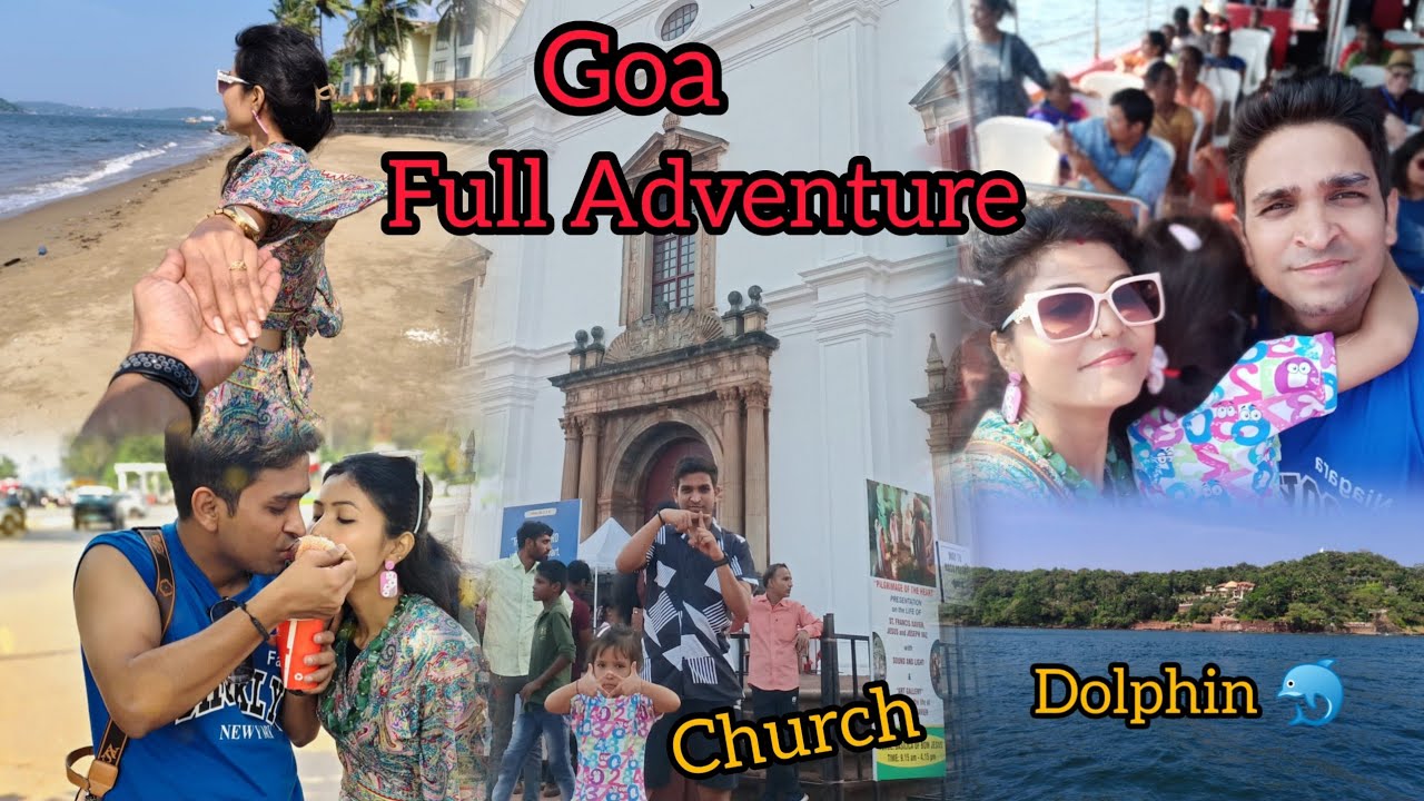 🏝️Goa Tour|| Dolphin 🐬 Point|| Famous Church ⛪||#vlog #travel #goa ...