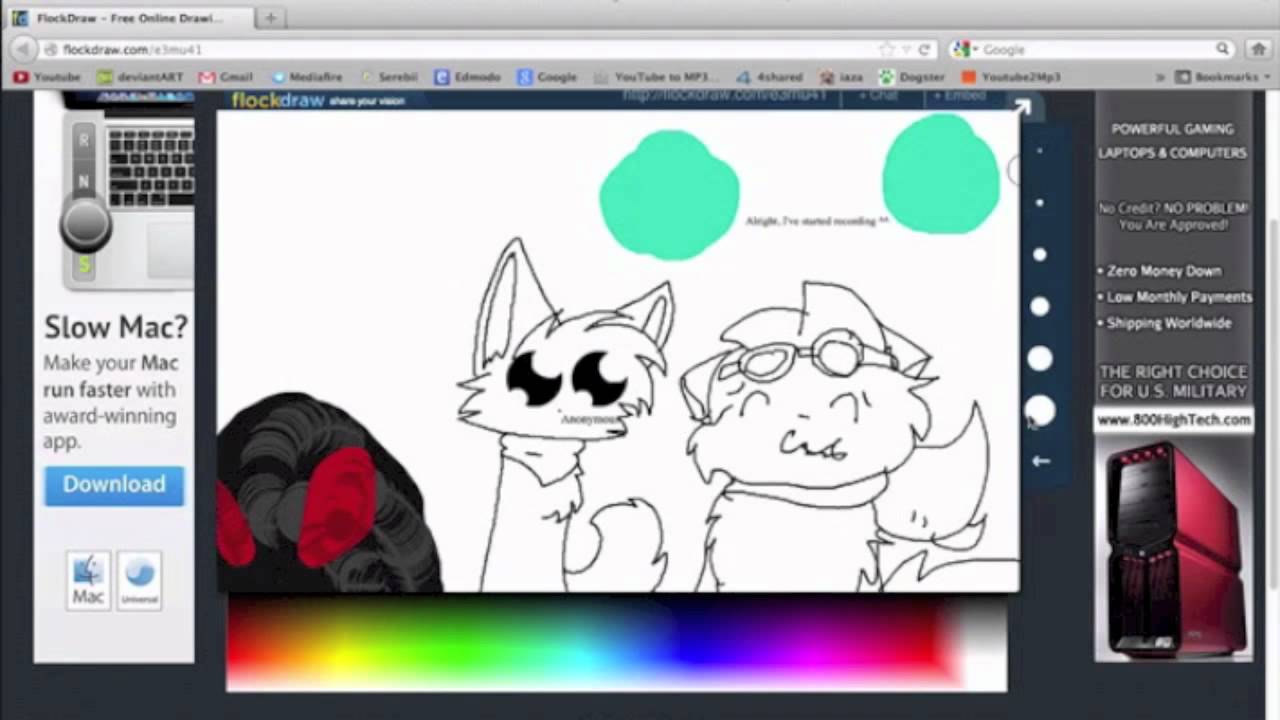 Flockdraw Fun! - YouTube
