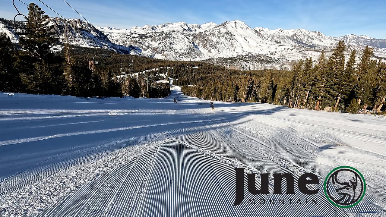 FAMILY GROUP SNOWBOARDING in JUNE MOUNTAIN in California | J6 Lift ...