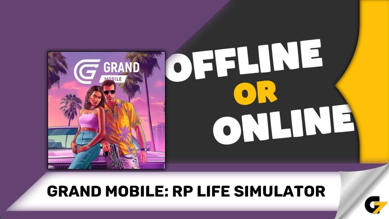 Grand Mobile: RP Life Simulator game offline or online ? - YouTube