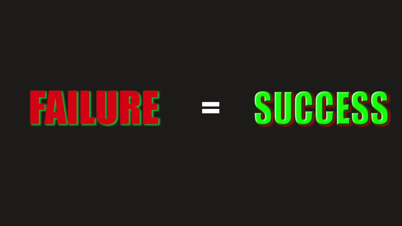 Failure is feedback — not a full stop. - YouTube