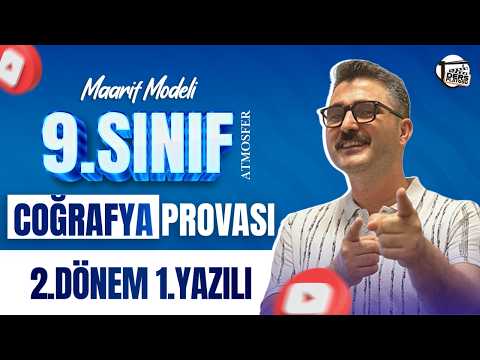 9. Sınıf Coğrafya Yazılı 🔥 Atmosfer ve Özellikleri FULL Anlatım | Kesin Çıkar!