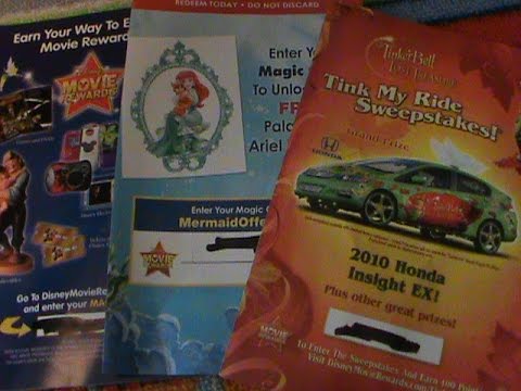 Disney Movie Rewards Unboxing #1 - YouTube