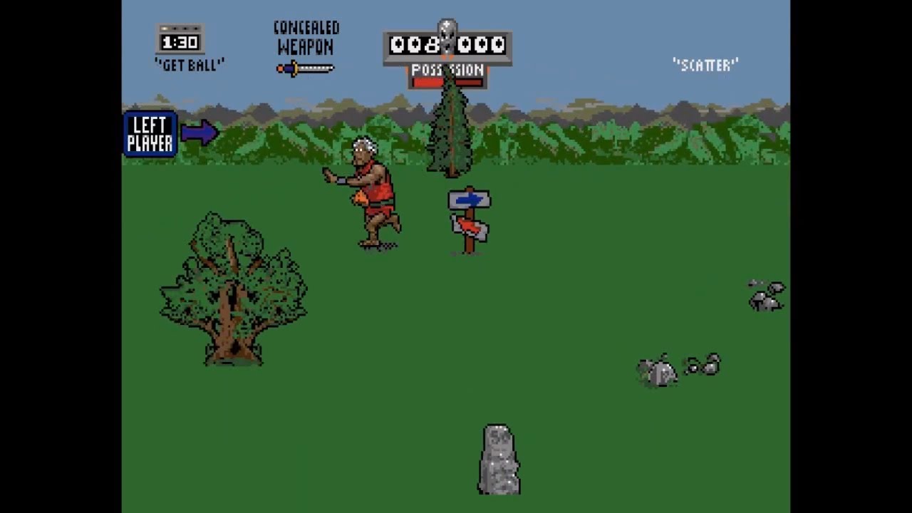 Jerry Glanville's Pigskin Footbrawl Longplay (Sega Genesis Version ...