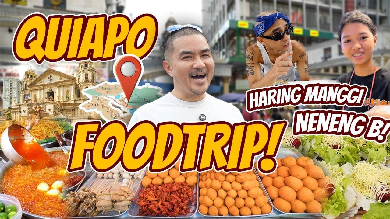 FOOD TRIP SA QUIAPO! BUSOG NA BUSOG! - YouTube