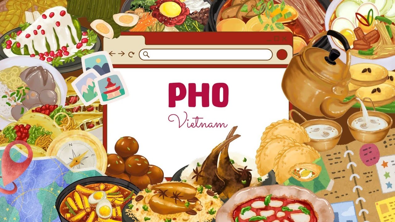 Draw Your Favorite Foods: 🇻🇳 Vietnamese Pho - YouTube