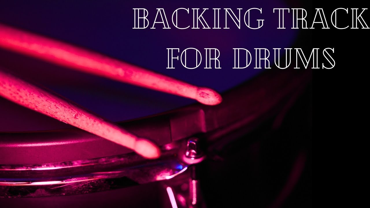 Drums Backing Track - Play-along - C# minor 90 bpm Latin - YouTube