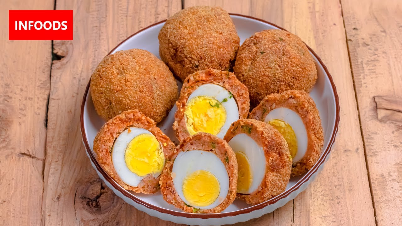 Scotch Eggs Recipe with a Spicy Kick: Paprika, Garlic Powder, and Black ...