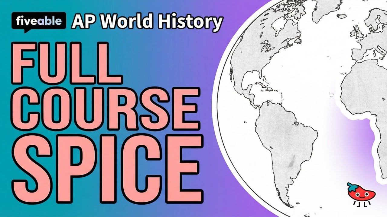 AP World History - Full Course Review: SPICE Framework | Fiveable Cram ...