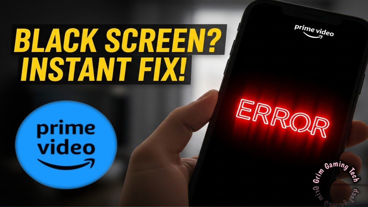 How to Fix Amazon Prime Video Black Screen Error in Android - Hindi ...