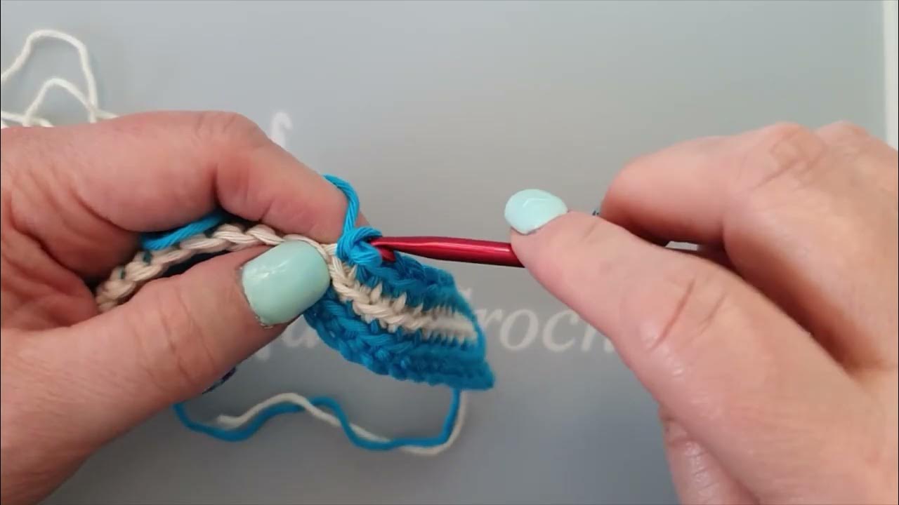 Overlay mosaic crochet, the basics, row 3A, SS, DC and s - YouTube