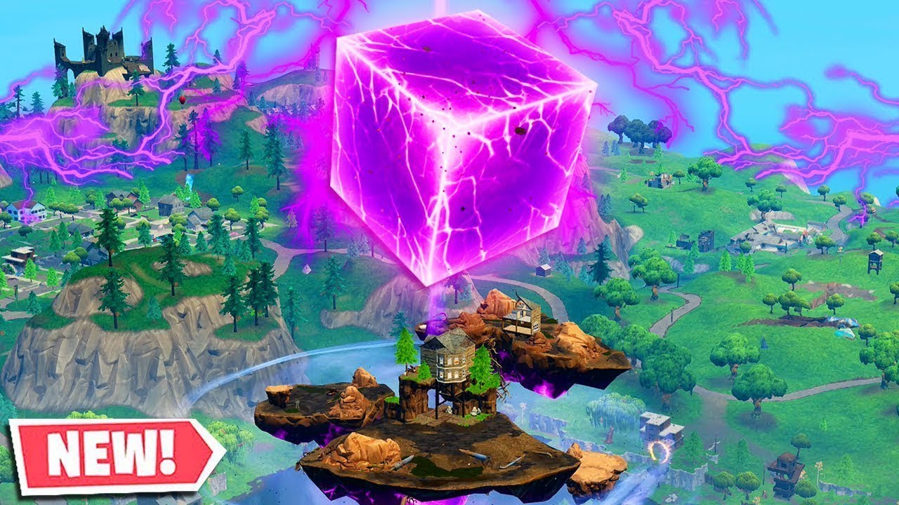 J'ASSISTE A L'EXPLOSION DU CUBE MAGNIFIQUE : GAMEPLAY FORTNITE - YouTube