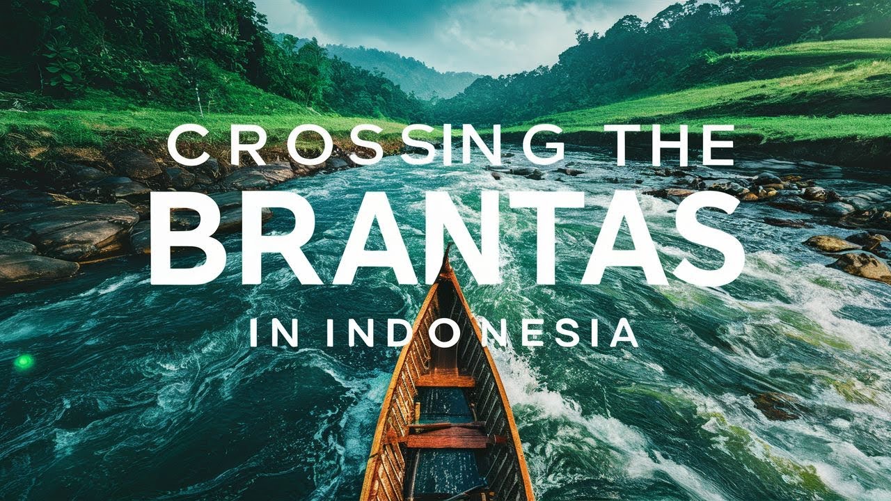 crossing the Brantas River in Sidoarjo, Indonesia #walkingtour # ...
