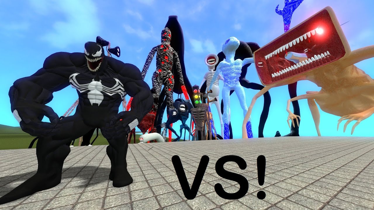 VENOM VS TREVOR HENDERSON CREATURES!! - GarrysMod Sandbox - YouTube