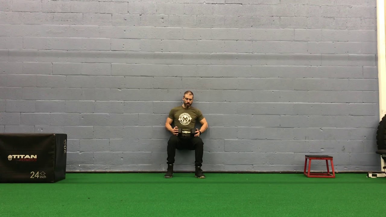 Weighted Wall Sit - YouTube