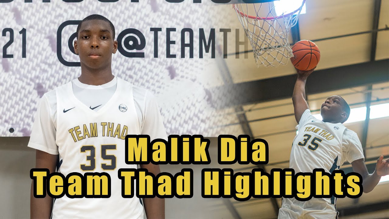 Malik Dia is a 6'8 GEM in the Class of 2022 !!! 3-pt MARKSMAN - YouTube