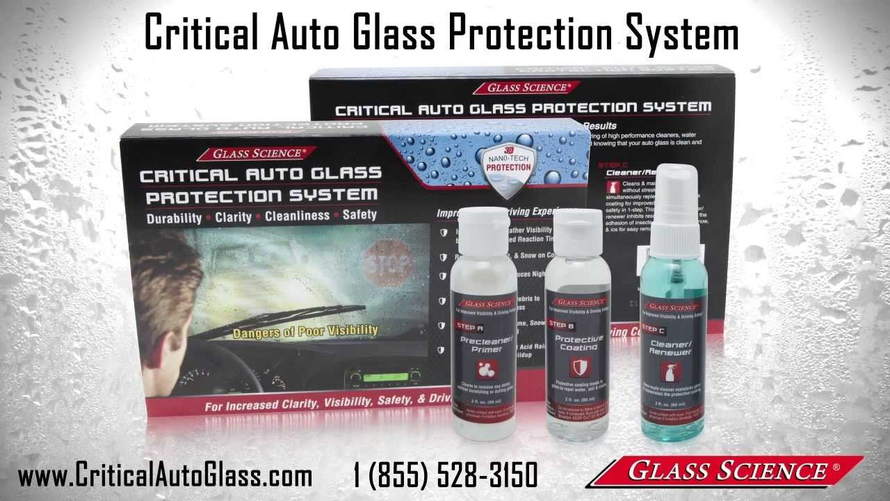 Glass Science® Critical Auto Glass Protection System - YouTube