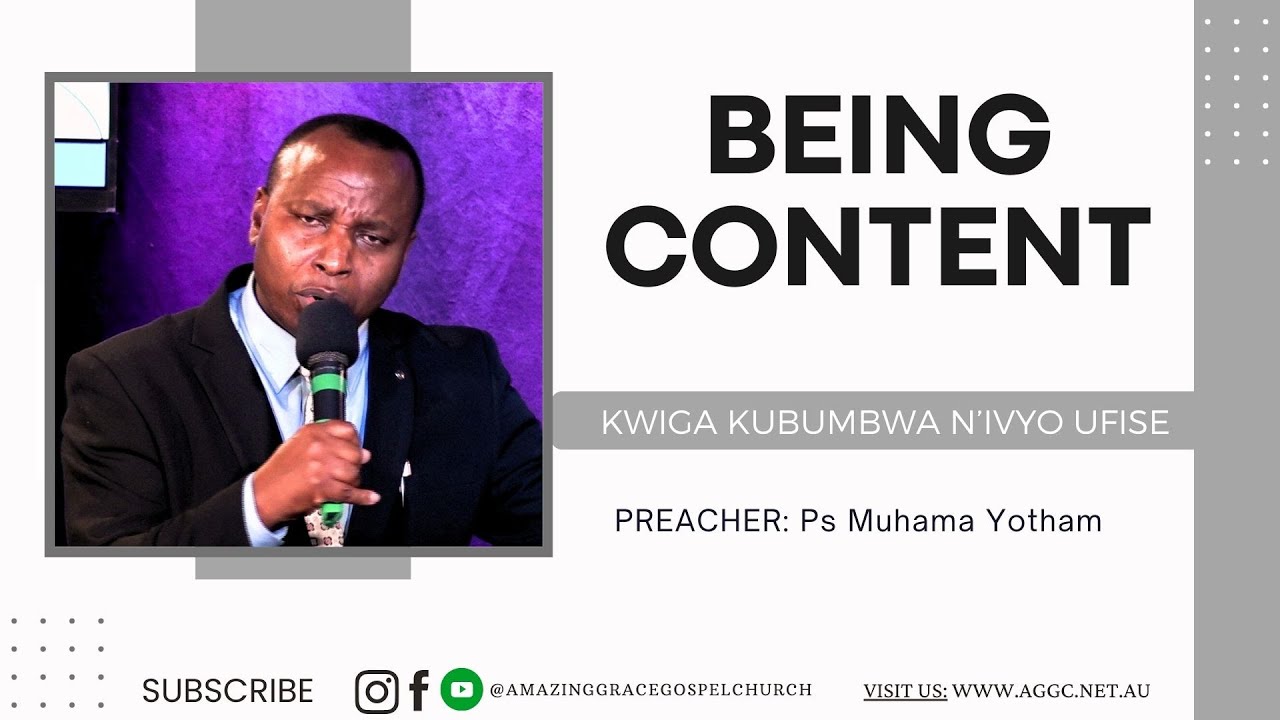 Ps Muhama Yotham - BEING CONTENT - YouTube