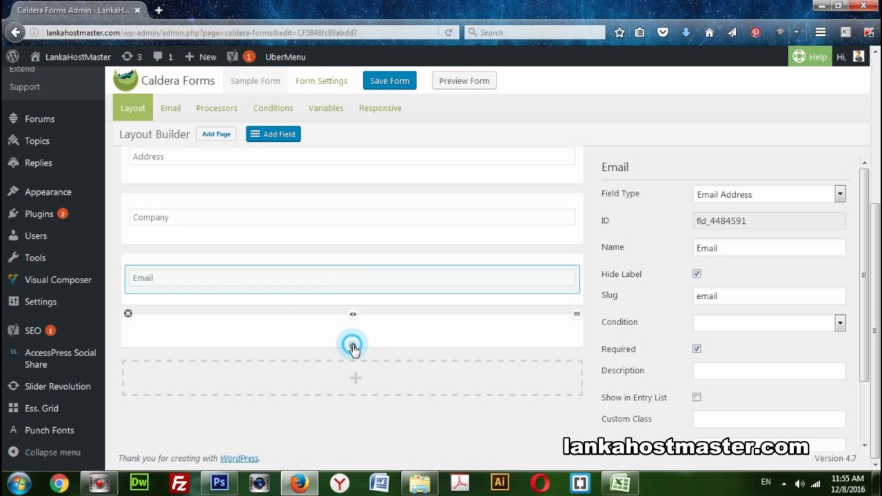 How to use Caldera Forms - YouTube