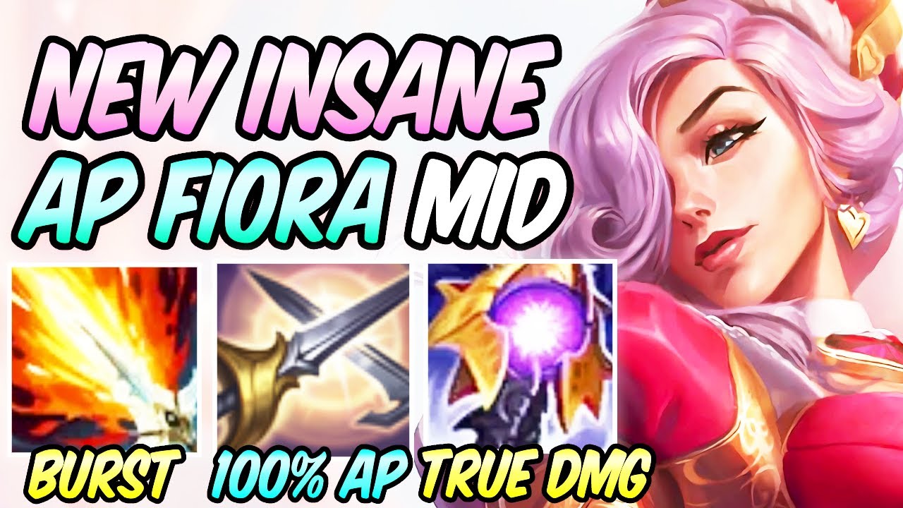 NEW INSANE AP FIORA BUILD! 100% AP SCALLING RIPOSTE AP ON-HIT FIORA MID ...