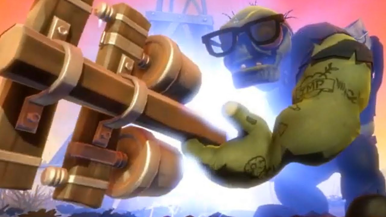 Plants vs Zombies Garden Warfare - GIGA GARGANTUAR Cutscene/Cinematic ...