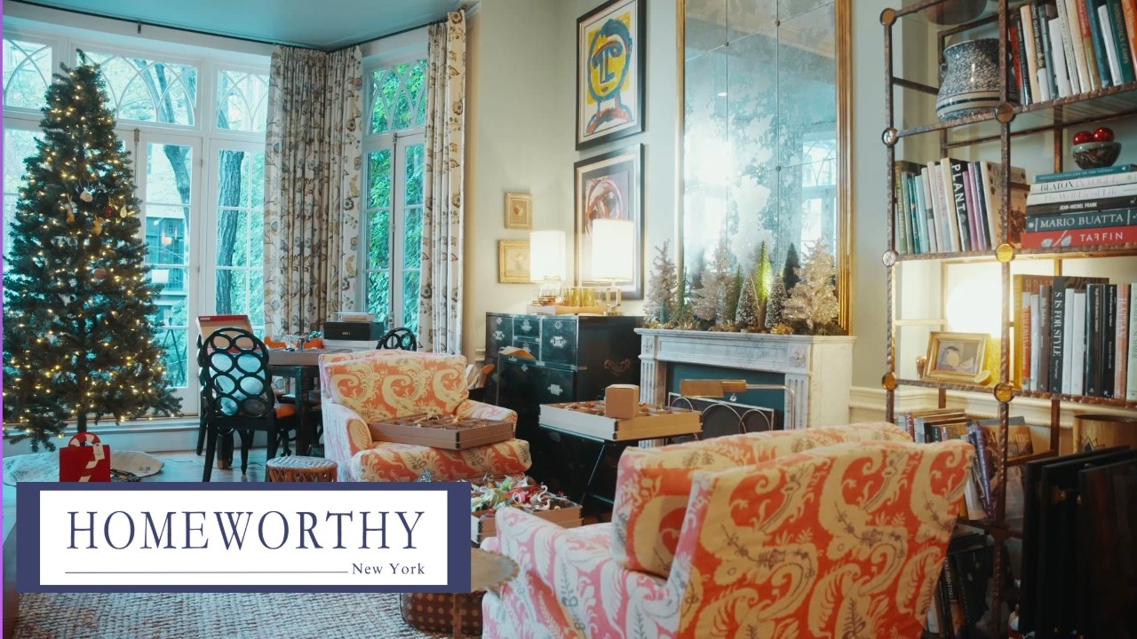 NYC Christmas Home Tour with Barbara McLaughlin of J.McLaughlin - YouTube