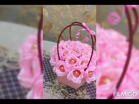 Ferqli gul buketi (şokalat buketi)