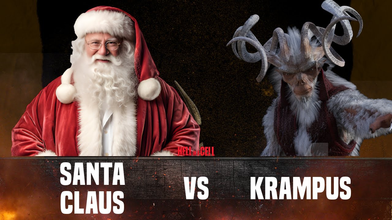 WWE 2K23 - Santa Claus VS Krampus - YouTube