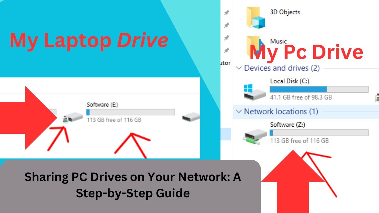 Sharing PC Drives on Your Network: A Step-by-Step Guide - YouTube
