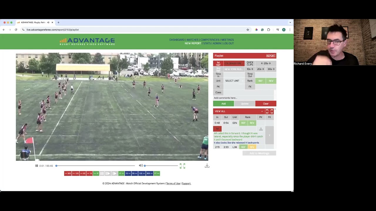 2024 Advantage Rugby Referee Software - Referees - YouTube