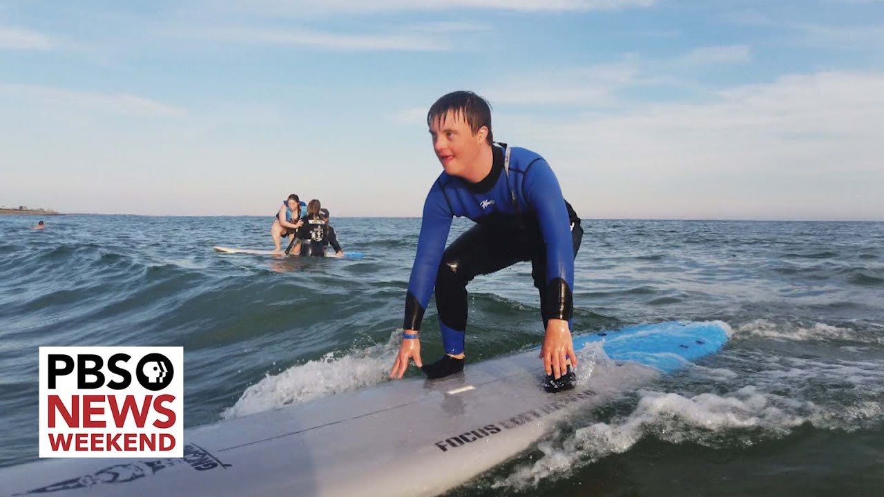 Making the joys of surfing accessible to kids with disabilities - YouTube