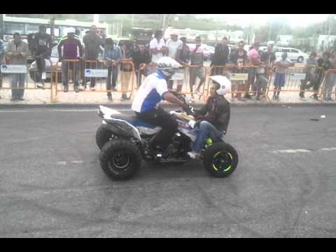 crazy quad burn out - YouTube