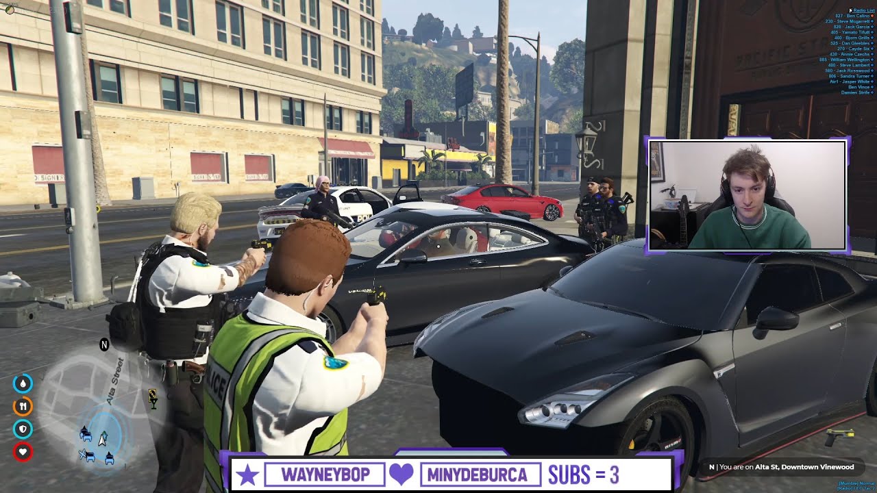 FIRST day as a POLICE OFFICER ends in a SHOOTOUT! - GTA RP {STRP} - YouTube
