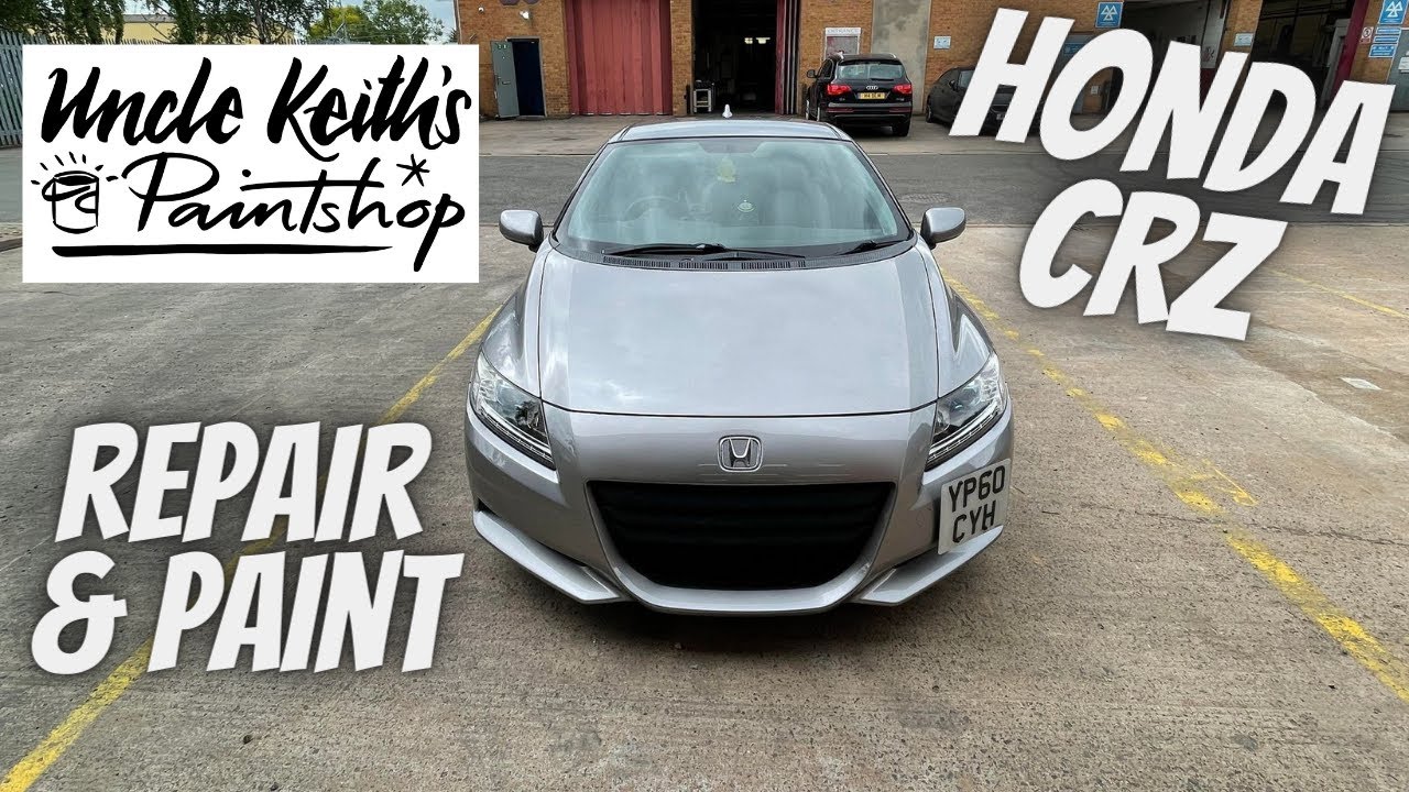 Honda CRZ Hybrid Repair & Paint @UncleKeithsPaintshop - YouTube