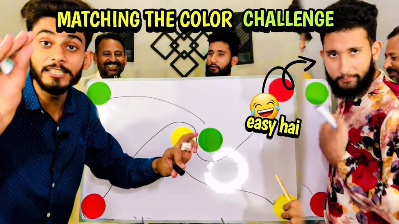 Matching The Color Challenge 😱 - YouTube